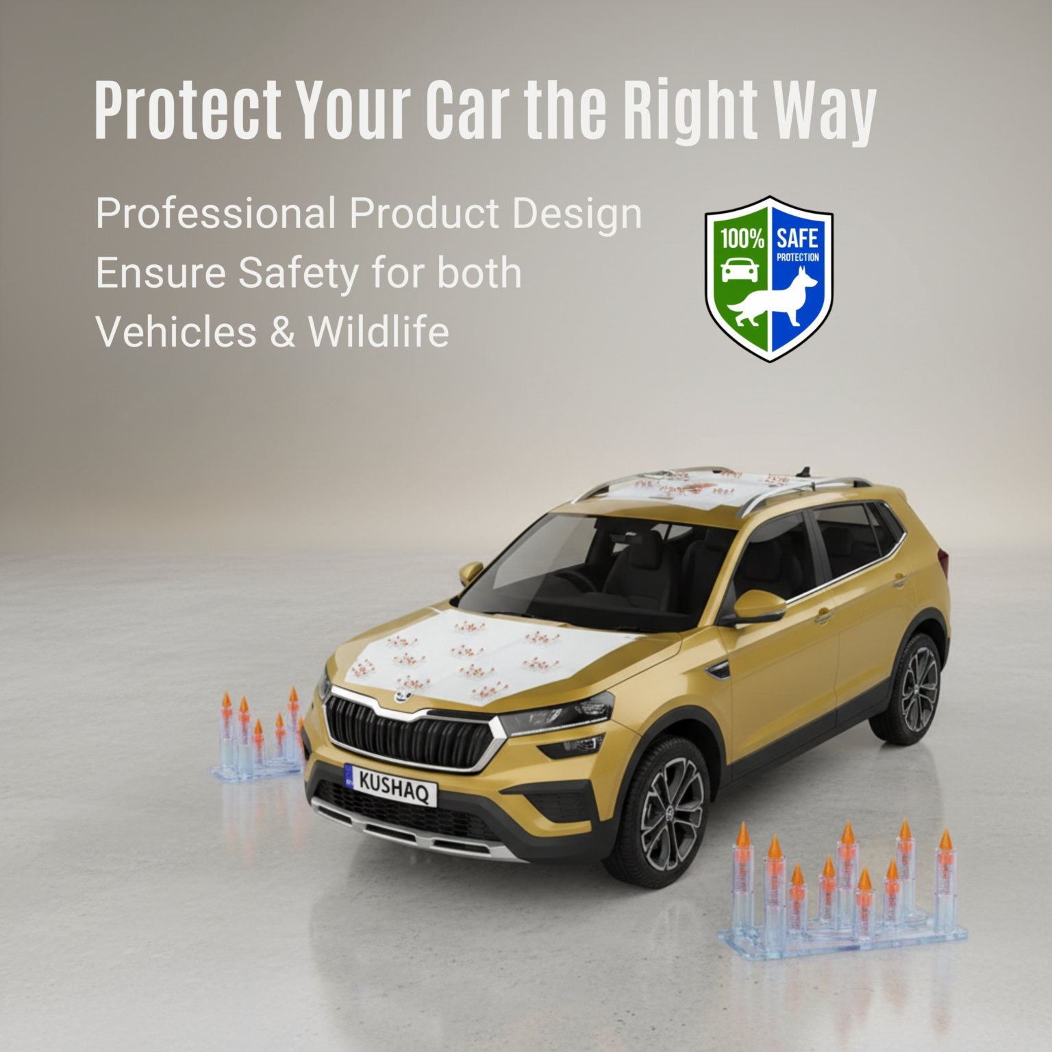 Innovative Car Protection Spikes Manufacturer from Ahmedabad